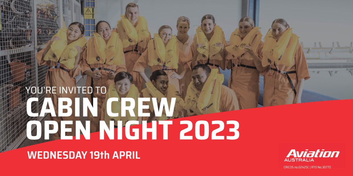 Aviation Australia Cabin Crew Open Night April 2023 - Aviation Australia